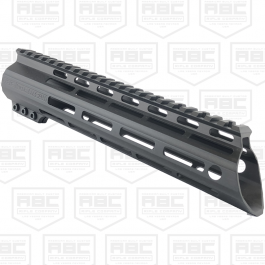 AR-15 American Built Custom 10" Slanted MLOK Handguard - Black