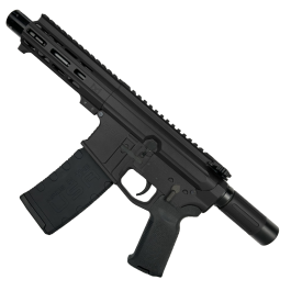 AR15 .300 Blackout "MINI MICRO" Billet Pistol 5" Barrel-Black