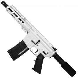 AR-15 Semi Auto .300 AAC Blackout Pistol 7.5" Barrel -White