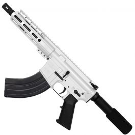 AR 7.62X39 Semi Auto Pistol Cerakote WHITE