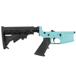 AR-15 Completed Lower Receiver with Adjustable M4 Stock Assembly ...