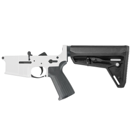 AR-15 Completed Lower Receiver with Adjustable Slim Line Stock - Storm ...