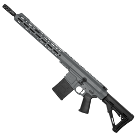 AR LR-308 Custom Semi Auto Rifle 16" - Tungsten Gray