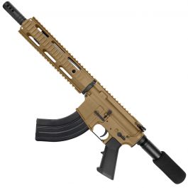 AR-15 7.62X39 Pistol 10.5" Barrel Quad Rail Handguard-FDE