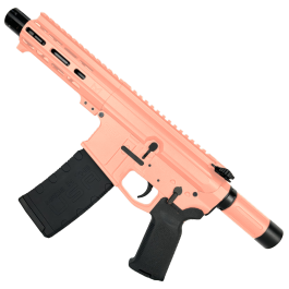 AR15 .223/556 "MINI MICRO" Custom Billet Pistol w/ 5" Barrel - Rose Gold