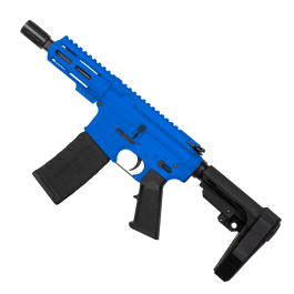 AR15 Micro .300 Blackout Pistol 5" Barrel -Blue
