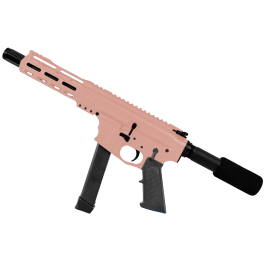 American Built Custom Slick Side AR-40 Pistol 8" - Rose Gold