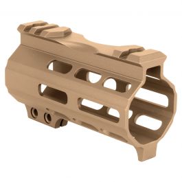 AR-15 4" Handguard w/ Handstop- FDE