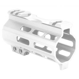 AR-15 4" Handguard w/ Handstop- White
