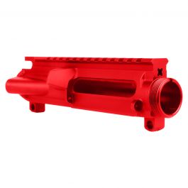 AR-15 Forged Stripped Upper Receiver - Cerakote Red