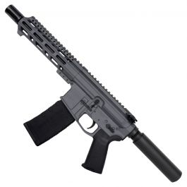 AR15 Pistol 8" Ballistic Advantage Barrel M-Lok Handrail-Grey