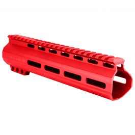 AR-15 Custom MLOK Handguard 9" -Red