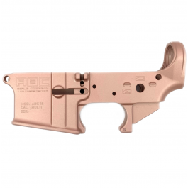 AR-15 Lower Receiver Stripped Lower Receiver- Cerakote Rose Gold