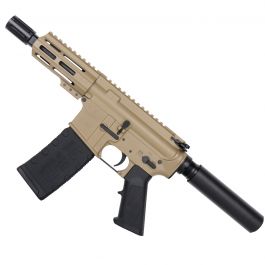AR15 Mini 5.56 Pistol Cerakote Flat Dark Earth