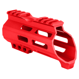 AR15 Custom 5" Hybrid MLOK Handguard- Red