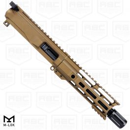 AR9 9mm Pistol Billet Upper Assembly 7" - Cerakote Burnt Bronze