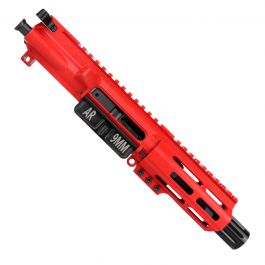 AR9 9mm Pistol Upper Assembly 4" Barrel -Red
