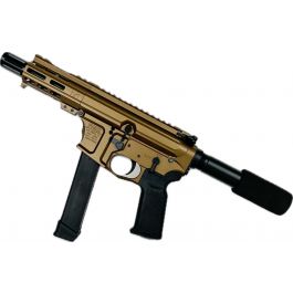 American Built Custom AR 9mm Glock Style Pistol 4" Barrel MLOK ...