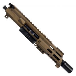 AR15 7.62x39 Micro Pistol Upper Assembly 5" Inch - Burnt Bronze