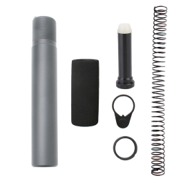 AR-15 Complete Pistol Buffer Tube Kit - Tungsten Gray