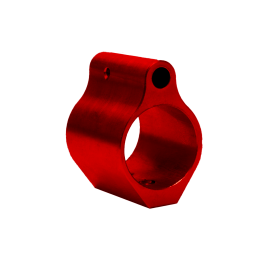 AR-15 / AR-10 Aluminum .750 Low Profile Gas Block - Red