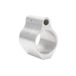 AR-15 / AR-10 Aluminum .750 Low Profile Gas Block - Silver