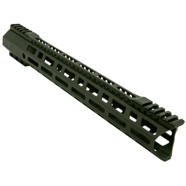 AR-10 / LR-308 DPMS Style Hybrid Top Cut Picatinny Rail System - Olive ...