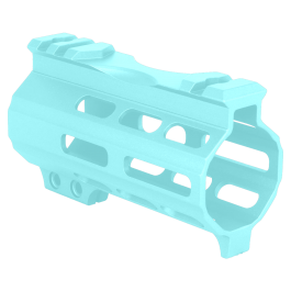 AR-15 4" Handguard w/ Handstop - Robins Egg Blue
