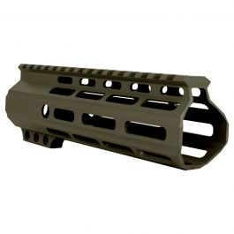 AR-15 Custom Ultra Slim MLOK Handguard 7" -OD Green