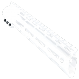 AR-15 American Built Custom 10" Slanted MLOK Handguard - Cerakote Storm ...