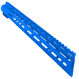 AR-15 American Built Custom 15" Slanted MLOK Handguard - Cerakote Flame ...