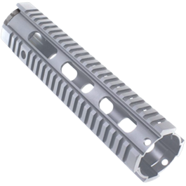 AR-15 Picatinny Quad Rail 10" Handguard - Cerakote Sniper Grey