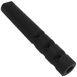 AR-15 6" Custom Ported Barrel Extender Brake for 1/2"x28 -Black