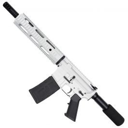 AR-15 Semi Auto 5.56 NATO Mid Range Pistol 10"-White