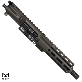 AR15 .223/5.56 Pistol Upper Assembly - OD Green