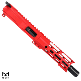 AR9 9mm Pistol Billet Upper Assembly 7" - Cerakote Red