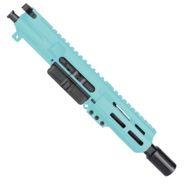 AR15 .300 Blackout Micro Pistol Upper Assembly 5" Barrel - Tiffany Blue