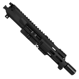 AR15 7.62x39 Micro Pistol Upper Assembly 5" Inch - Glacier Black