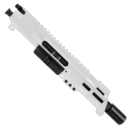 AR15 7.62x39 Micro Pistol Upper Assembly -White
