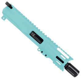 AR9 9mm Pistol Billet Upper Assembly 4" - Robins Egg Blue