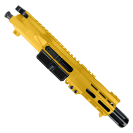 AR 9mm Pistol Upper Assembly 4" Barrel - Gold