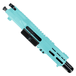 AR 9mm Pistol Upper Assembly 4" Barrel - Robins Egg Blue