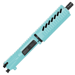 AR-15 .223/5.56 Upper Assembly 7.5" Barrel 7" Handguard - Robins Egg Blue
