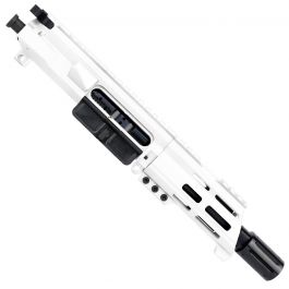 AR15 7.62x39 Micro Pistol Upper Assembly -White