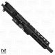 AR15 .223/5.56 Micro Pistol Upper Assembly 5" Top Cut Custom MLOK ...